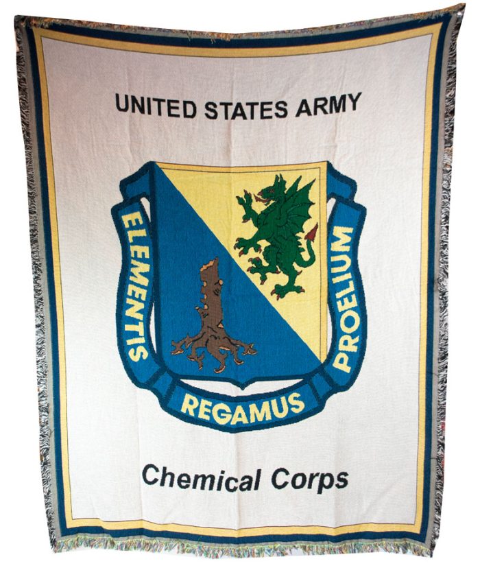2×3 Cross Retorts Nylon Flag – Chemical Corps Regimental Association