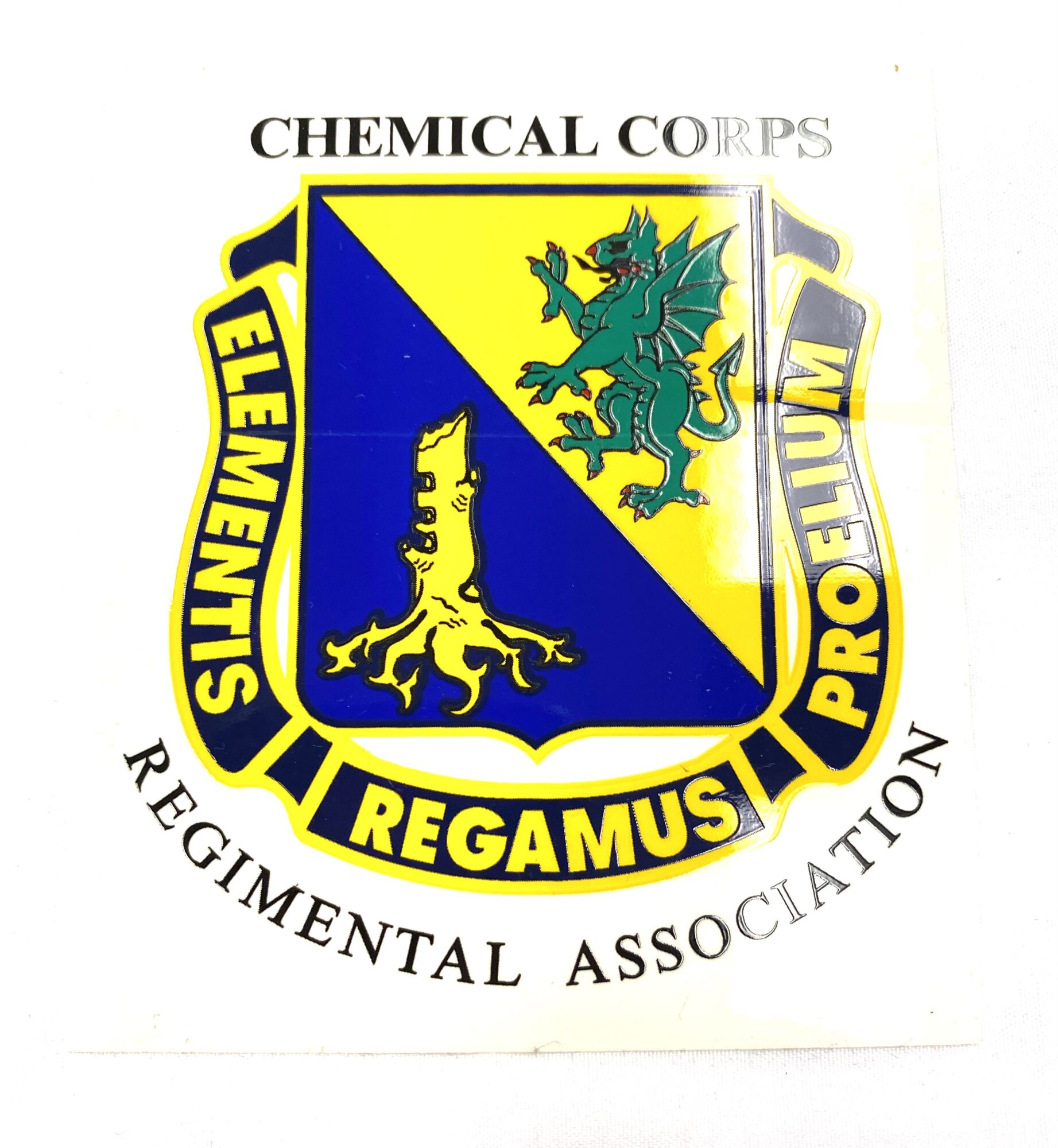 Regimental Crest Outside Decal Chemical Corps Regimental Association regimental-crest-outside-decal-chemical-corps-regimental-association