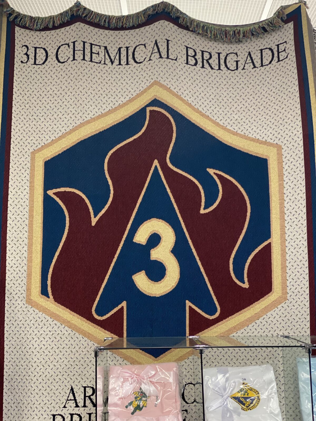 3rd Chemical Brigade Throw Blanket – Chemical Corps Regimental Association