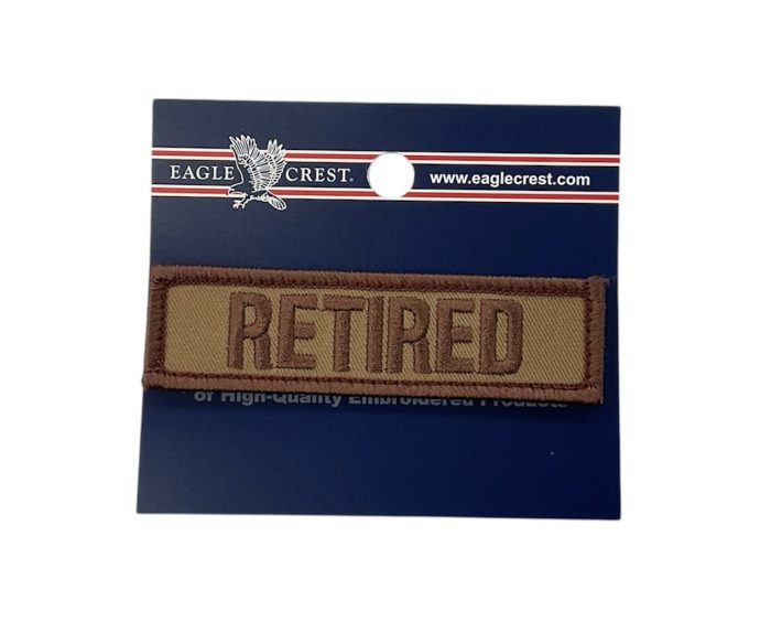 COYOTE BROWN RETIRED PATCH – Chemical Corps Regimental Association